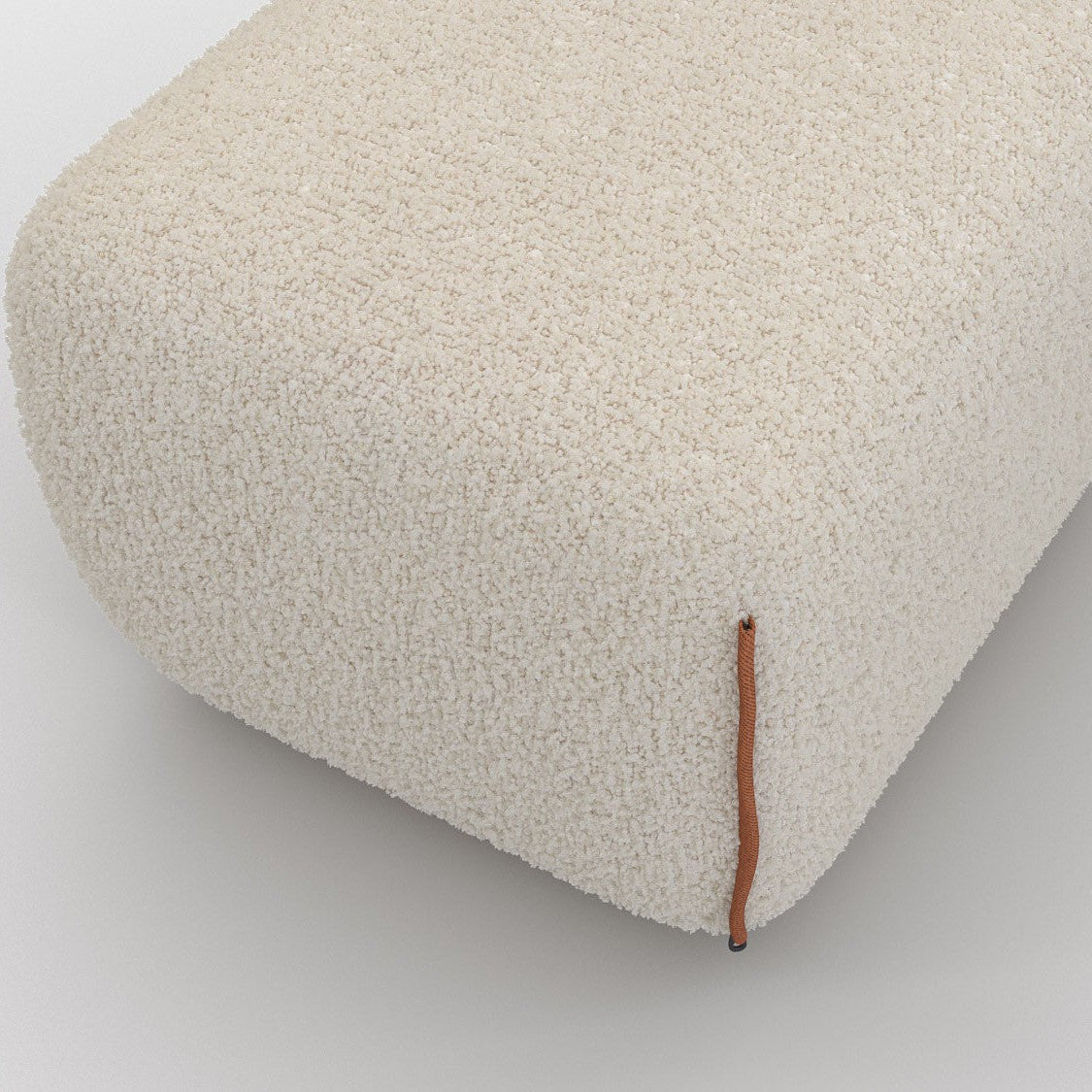 Cozy Pouffe | Cream Fleece