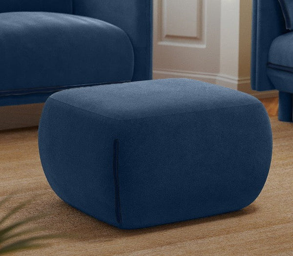 Cozy Pouffe | Midnight Blue Velvet | Cozmo