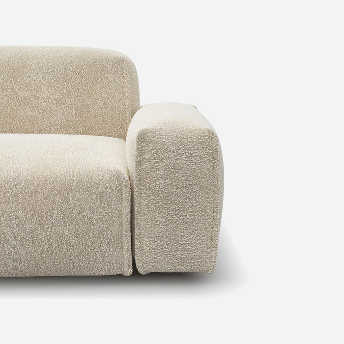 Float 3 Seater Sofa | Ecru Boucle