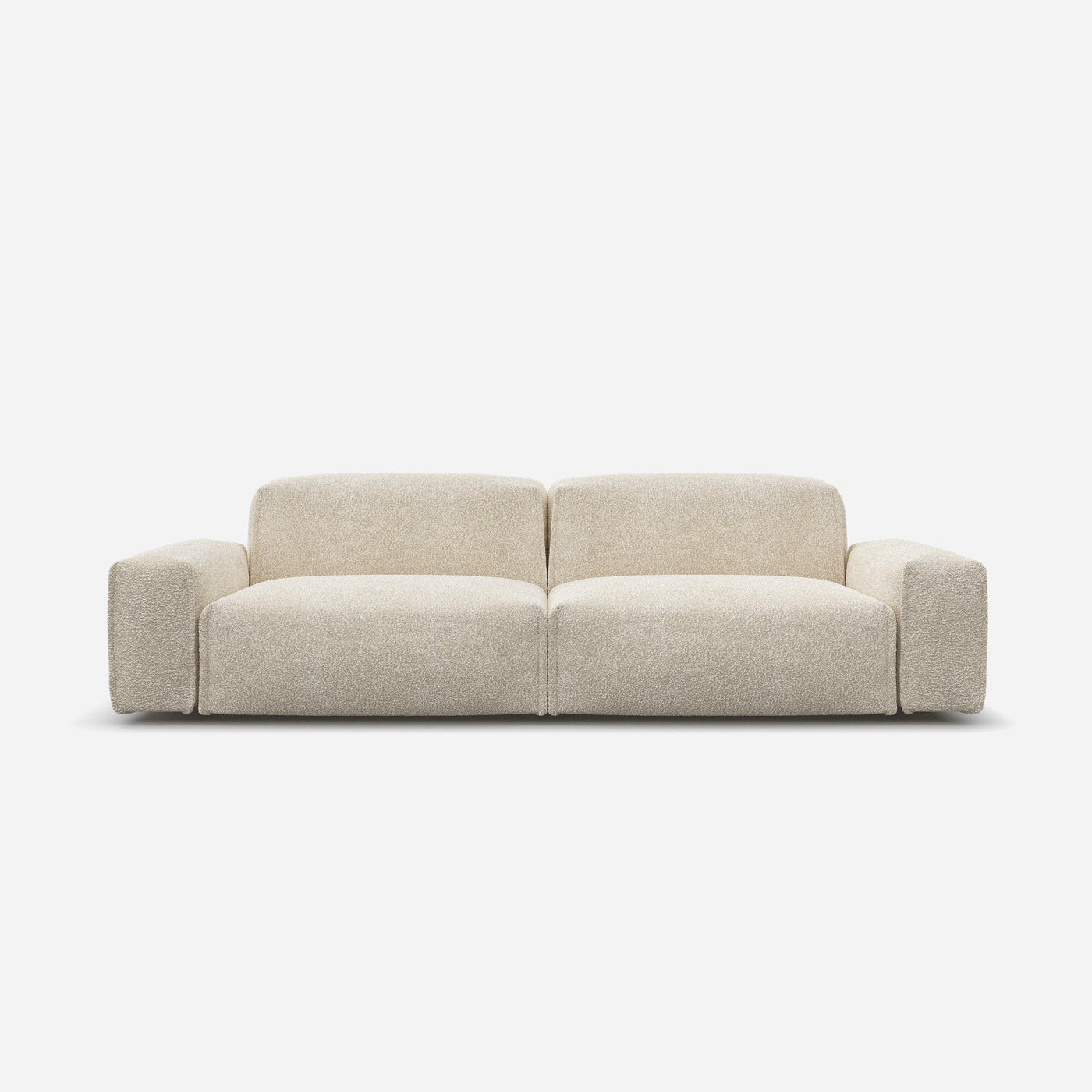 Float 3 Seater Sofa | Ecru Boucle