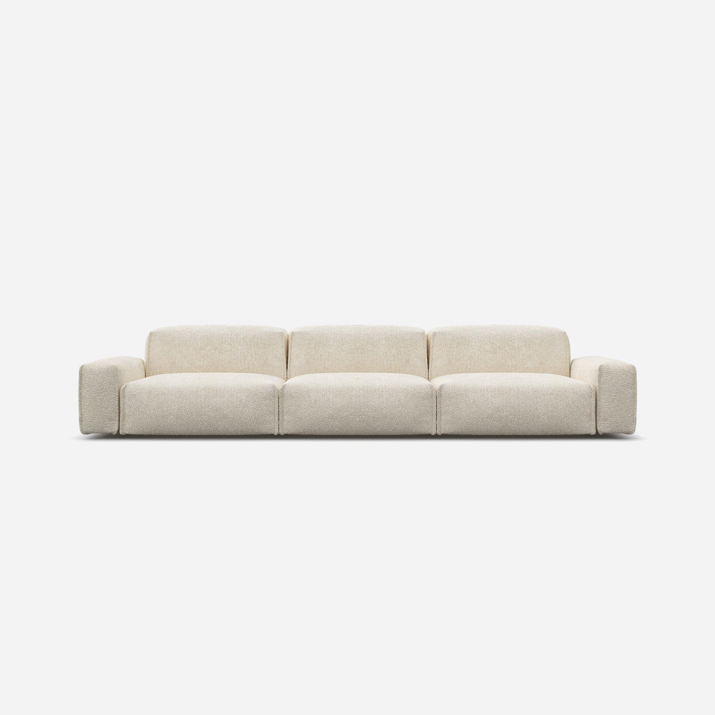 Float 5 Seater Sofa | Ecru Boucle