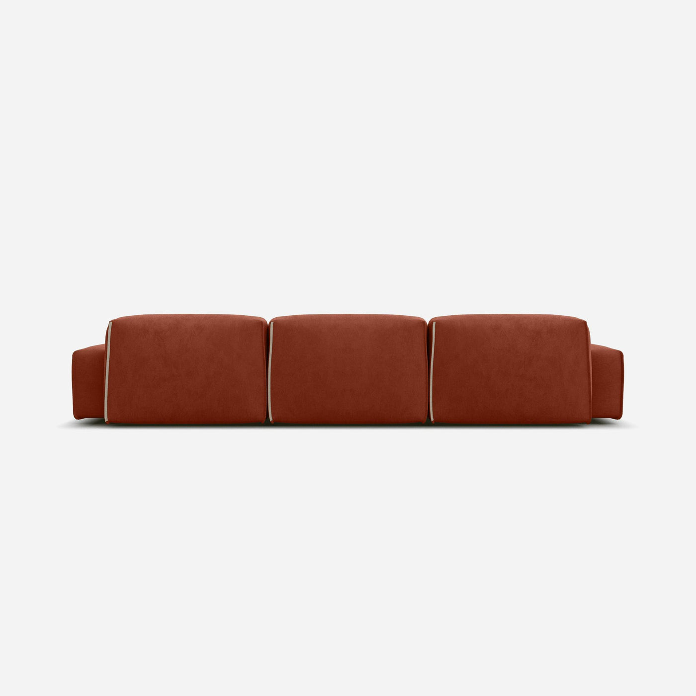 Float 5 Seater Sofa | Rust Velvet