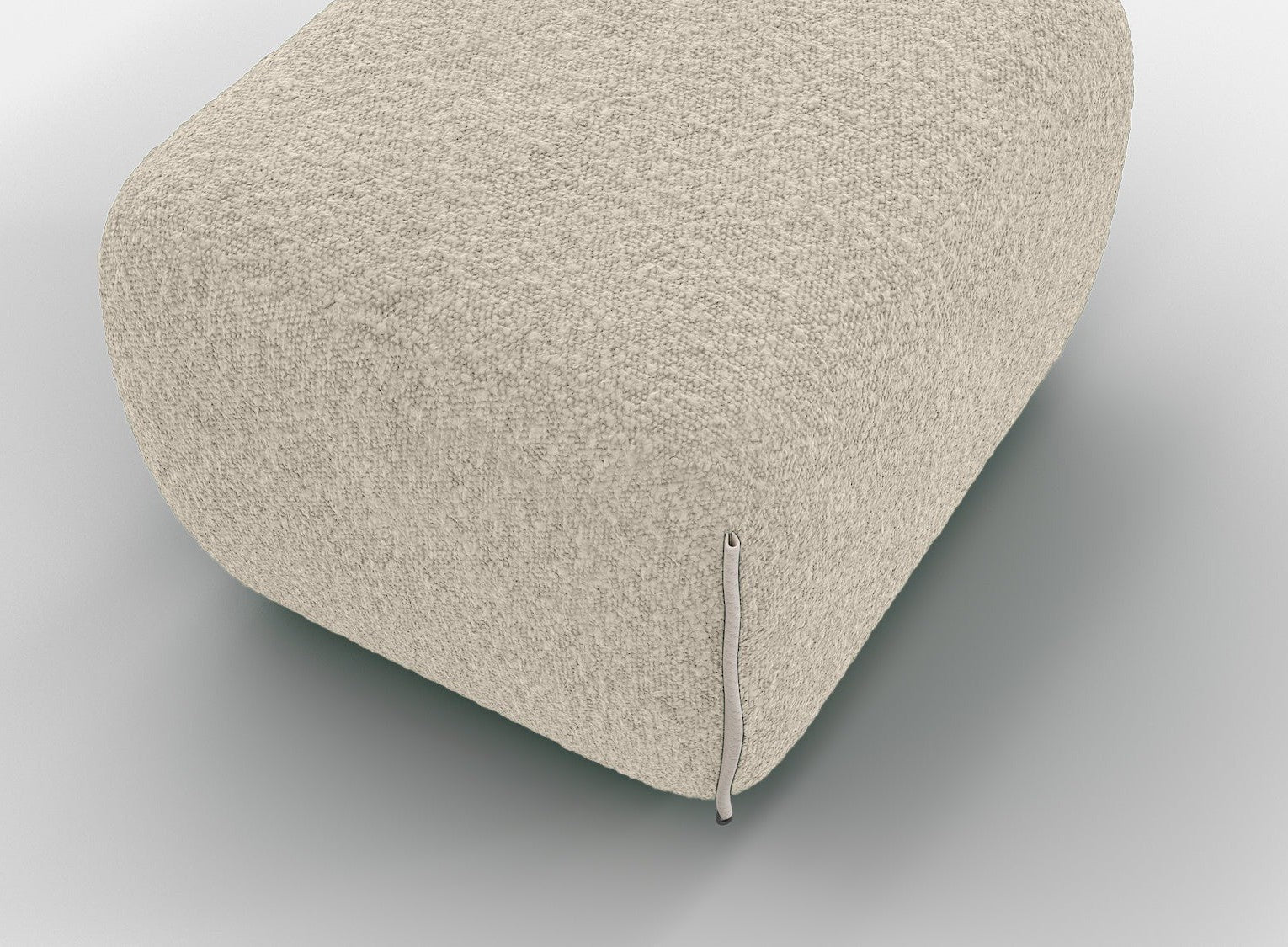 Pouffe | Ecru Boucle